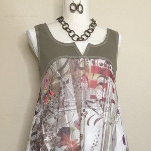 Bleu D'Azur | Dresses | Bleu Dazur Color Splash Dress | Poshmark